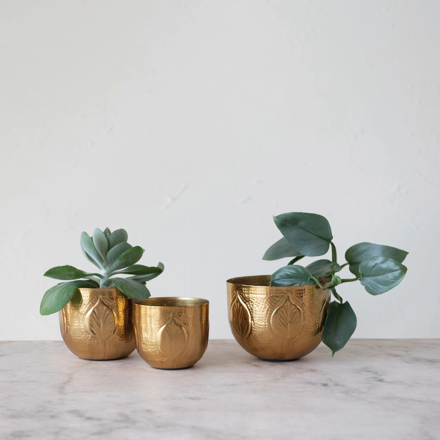 Gold Planters – The Blended Bungalow